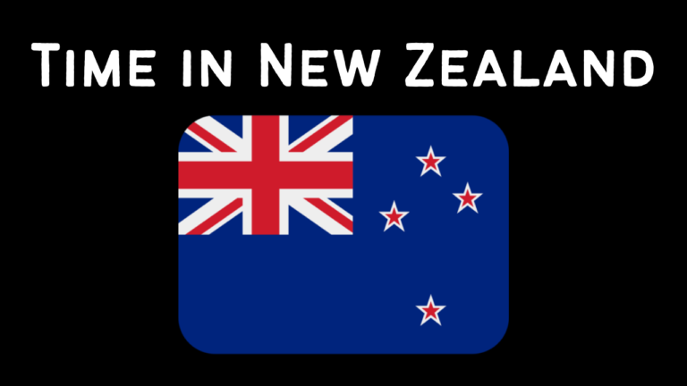 Time in New Zealand | Current Time in New Zealand Now